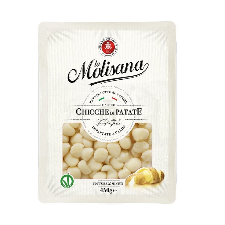 Картофельные ньокки La Molisana CHICCHE DI PATATE (клёцки мелкие) макароны, 450г