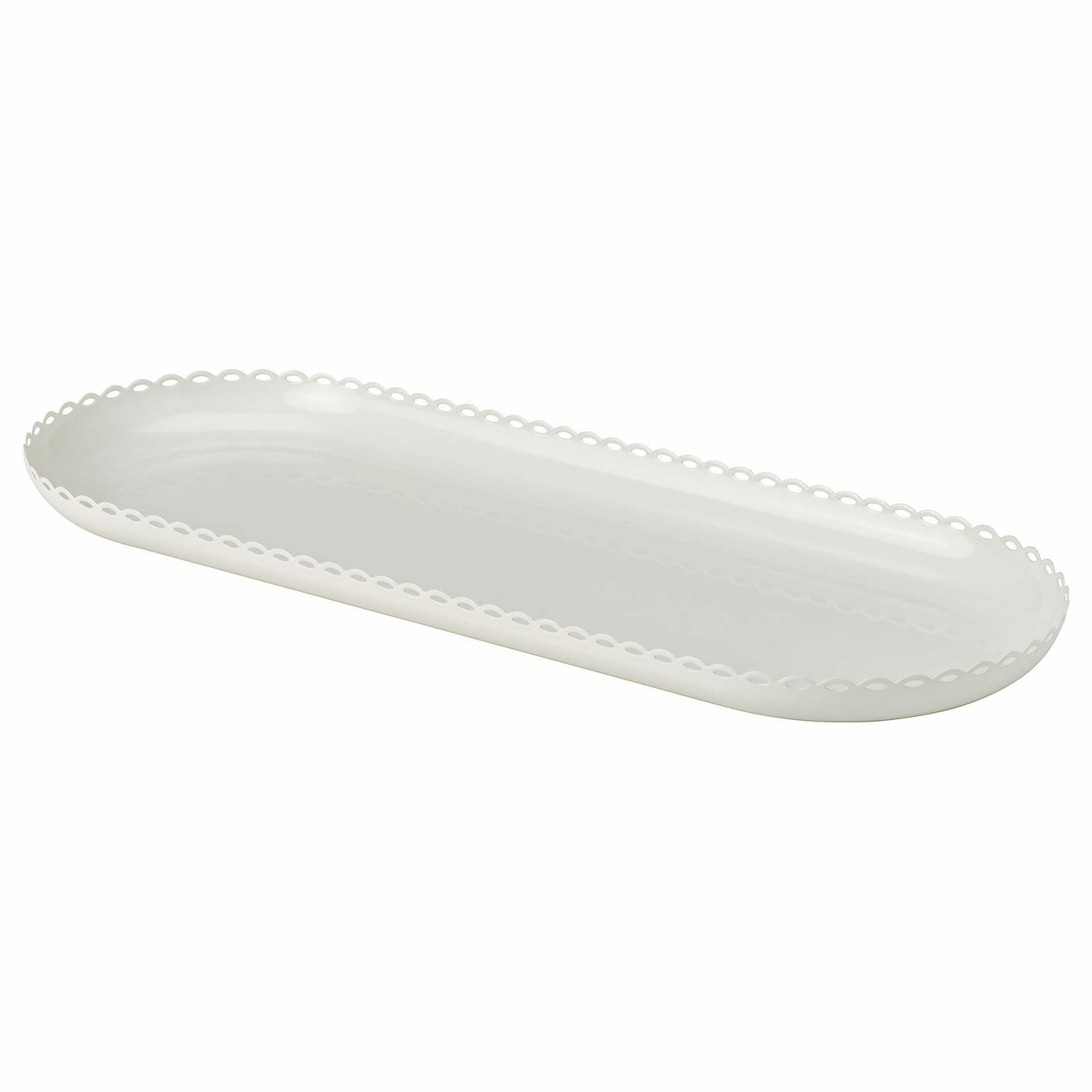 Подсвечник IKEA TURTURDUVA, кремовый, 45x17 см