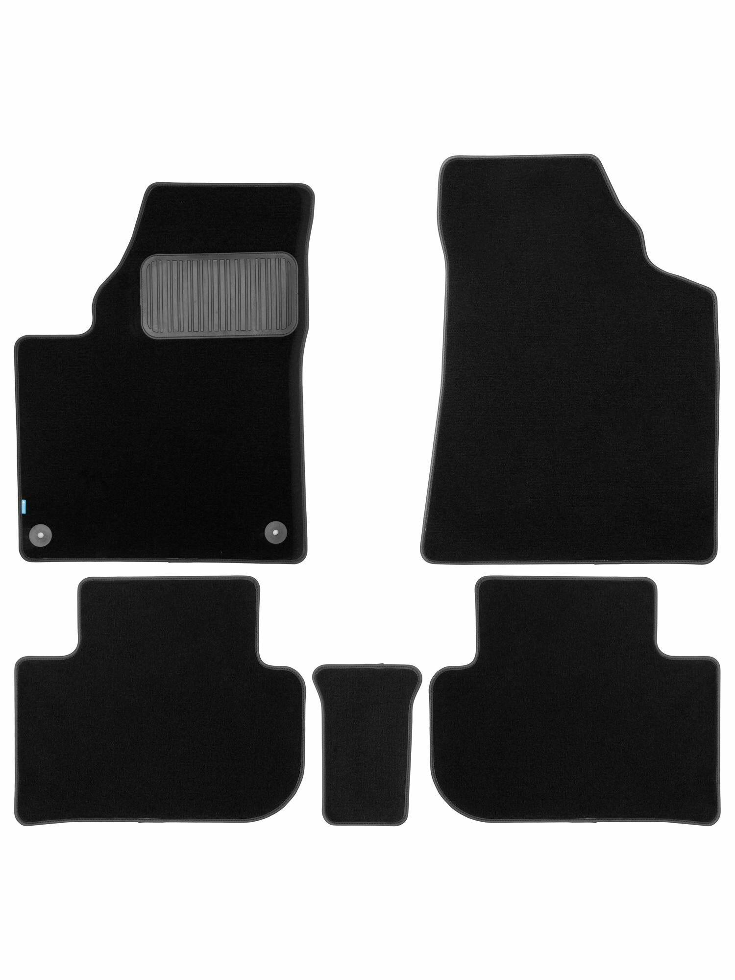 Коврики в салон Klever Premium FAW Besturn T77 2021- , 5шт. (текстиль) ФАВ Бестерн Т77