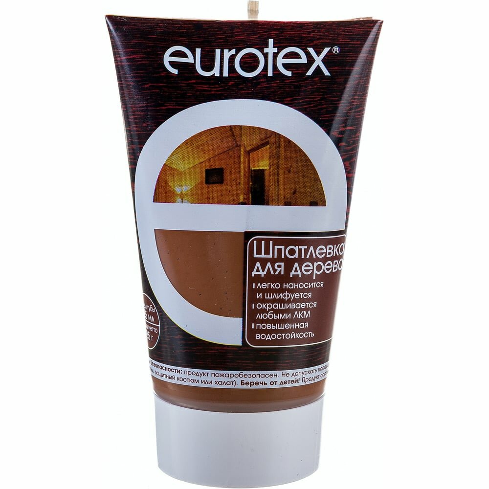 Шпатлевка ПО дереву Eurotex орех 0,225 КГ 53345