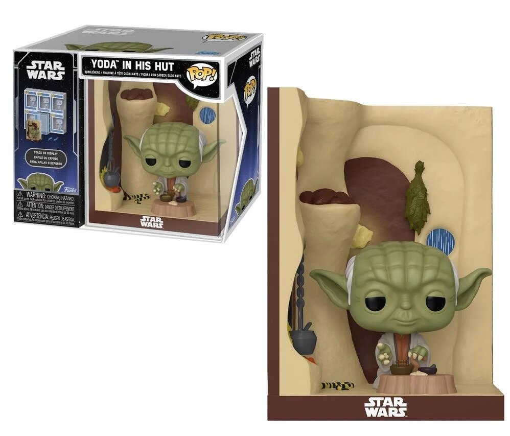 FNK90375 Фигурка POP! Nooks: Star Wars S11- Yoda in his Hut
