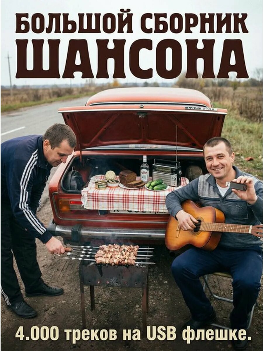 Большой сборник шансона 4.000 треков.