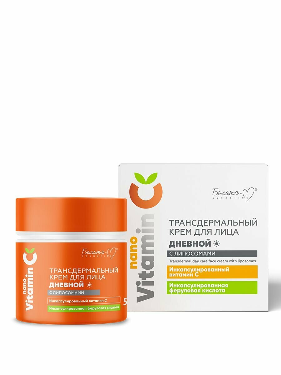 Белита-М Крем дневной трансдермальный с липосомами NANOVITAMIN С, 50г