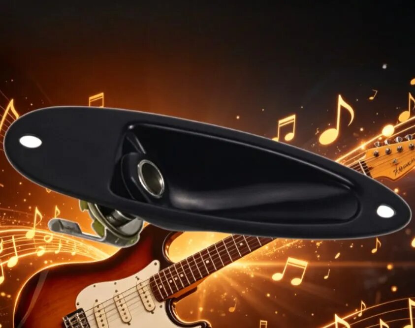 Fender SQ ST и другие электрогитары с разъемом в форме лодки, серебристый, черный, золотой