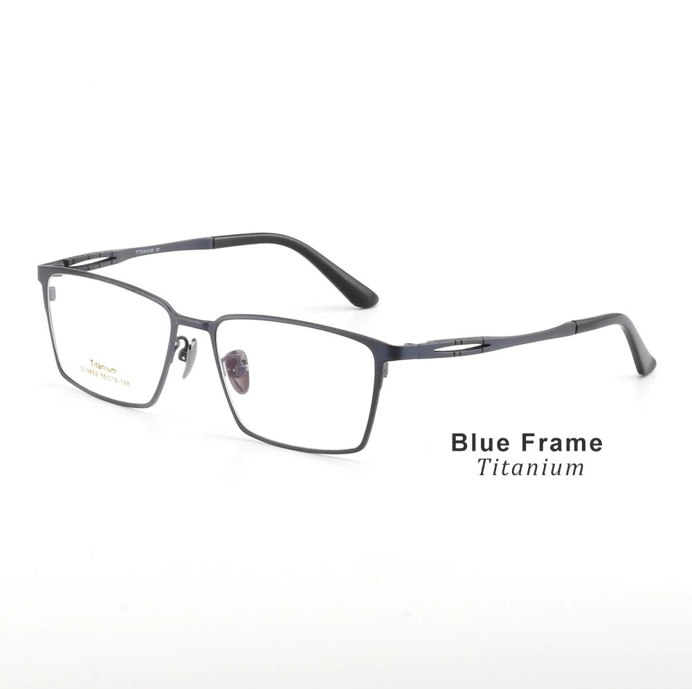 Мужские очки EOOUOOE из титана для Blue Frame, 1.74, Прогрессивный, Анти-синий луч + фото-серый