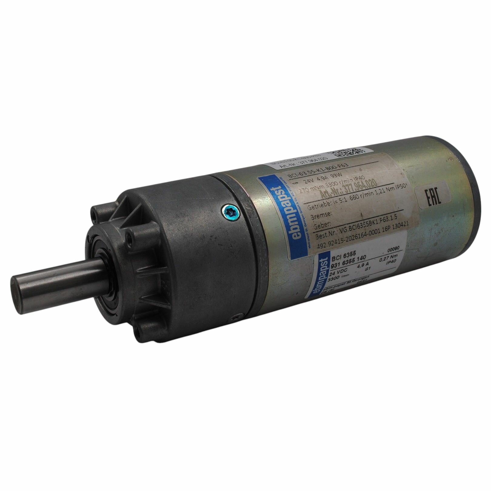 Электродвигатель ebmpapst VG. BCI6355BK1. P63.1.5, 8321300017