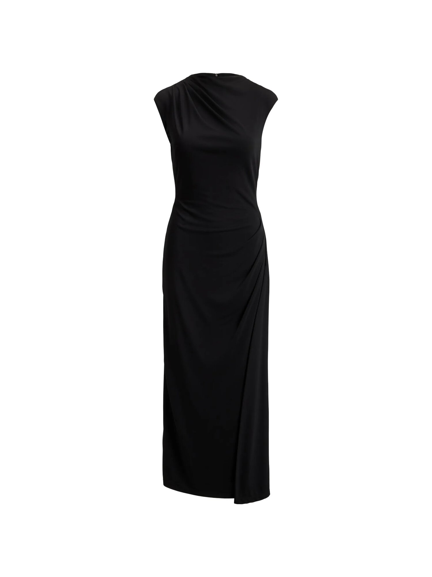 Платье Pleated boat neck maxi dress