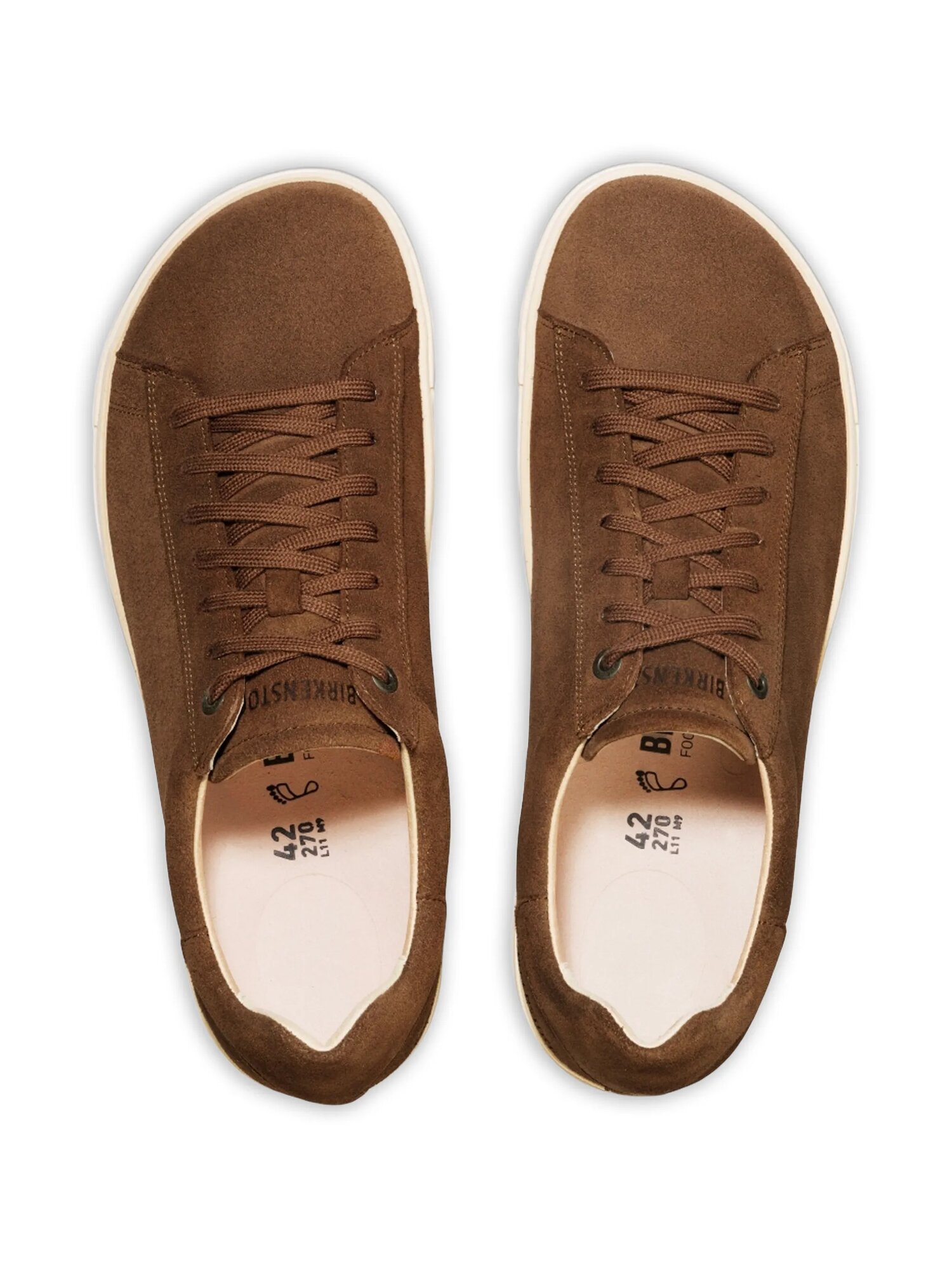 Кроссовки Birkenstock Bend Low, размер 43 EU, коричневый/серый/оранжевый — фото 1
