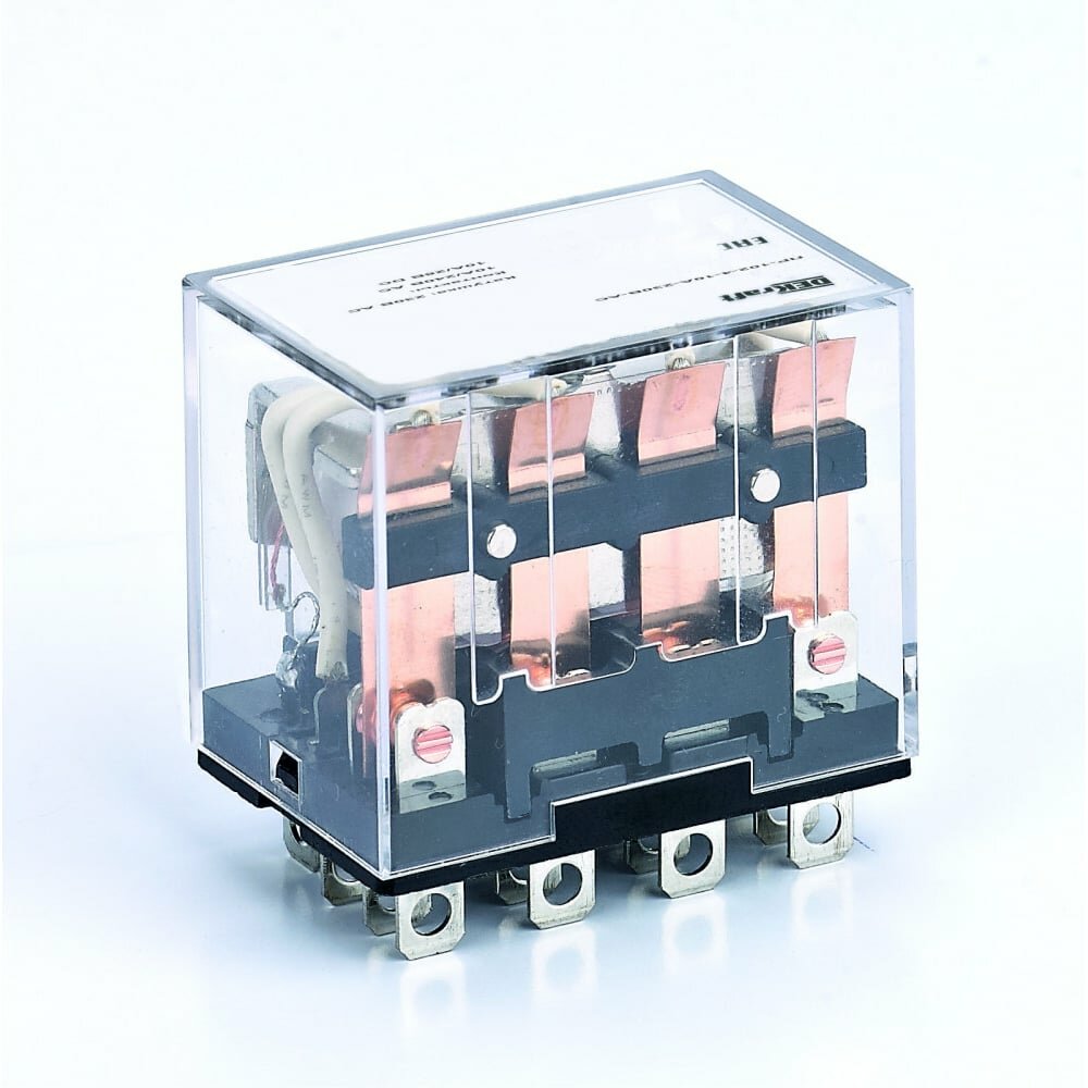 Промежуточное реле Dekraft ПР-102, LED, 10 А, 24 В, тип DC 23937DEK