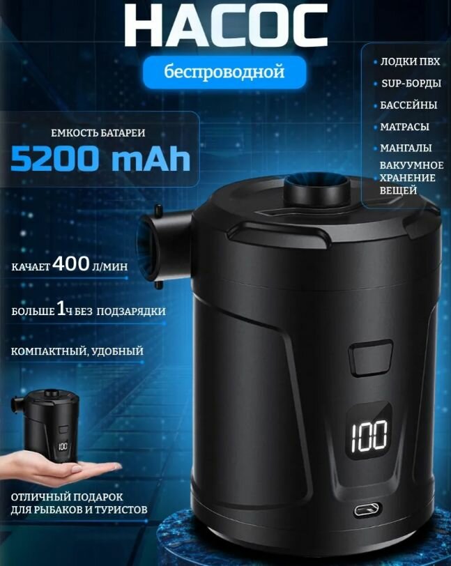 Насос для матраса. Насос для лодки пвх