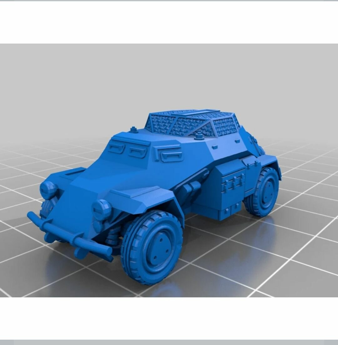 SDKFZ 222. Масштабная модель 1:72.