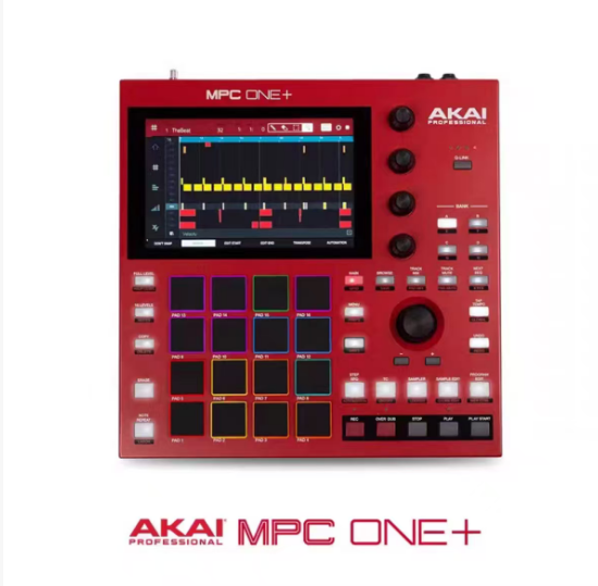 Синтезатор драм-машины AKAI MPC ONE + Music Workstation Цвета: черный и красный (выбираются случайным образом).