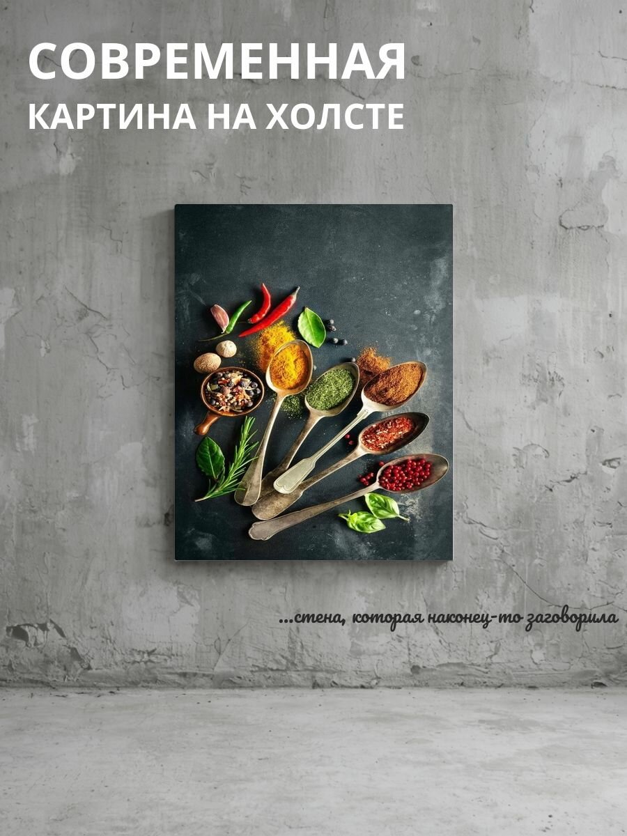 Картина на холсте Кухонная тематика 40x60 см