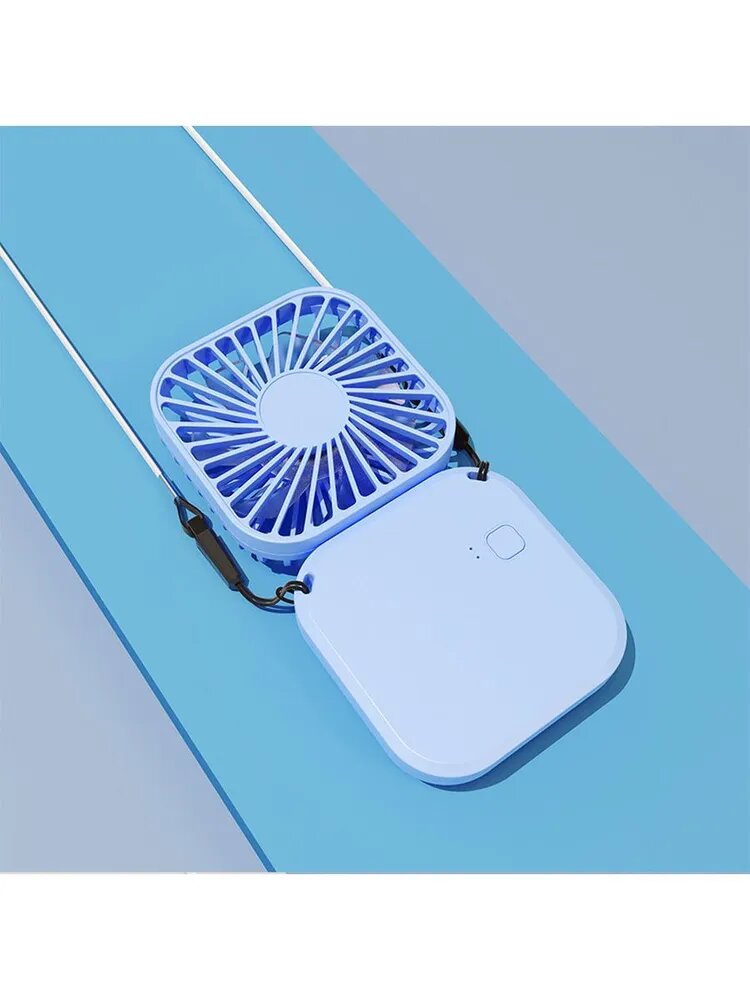 Настольный вентилятор Вентилятор usb складной, синий