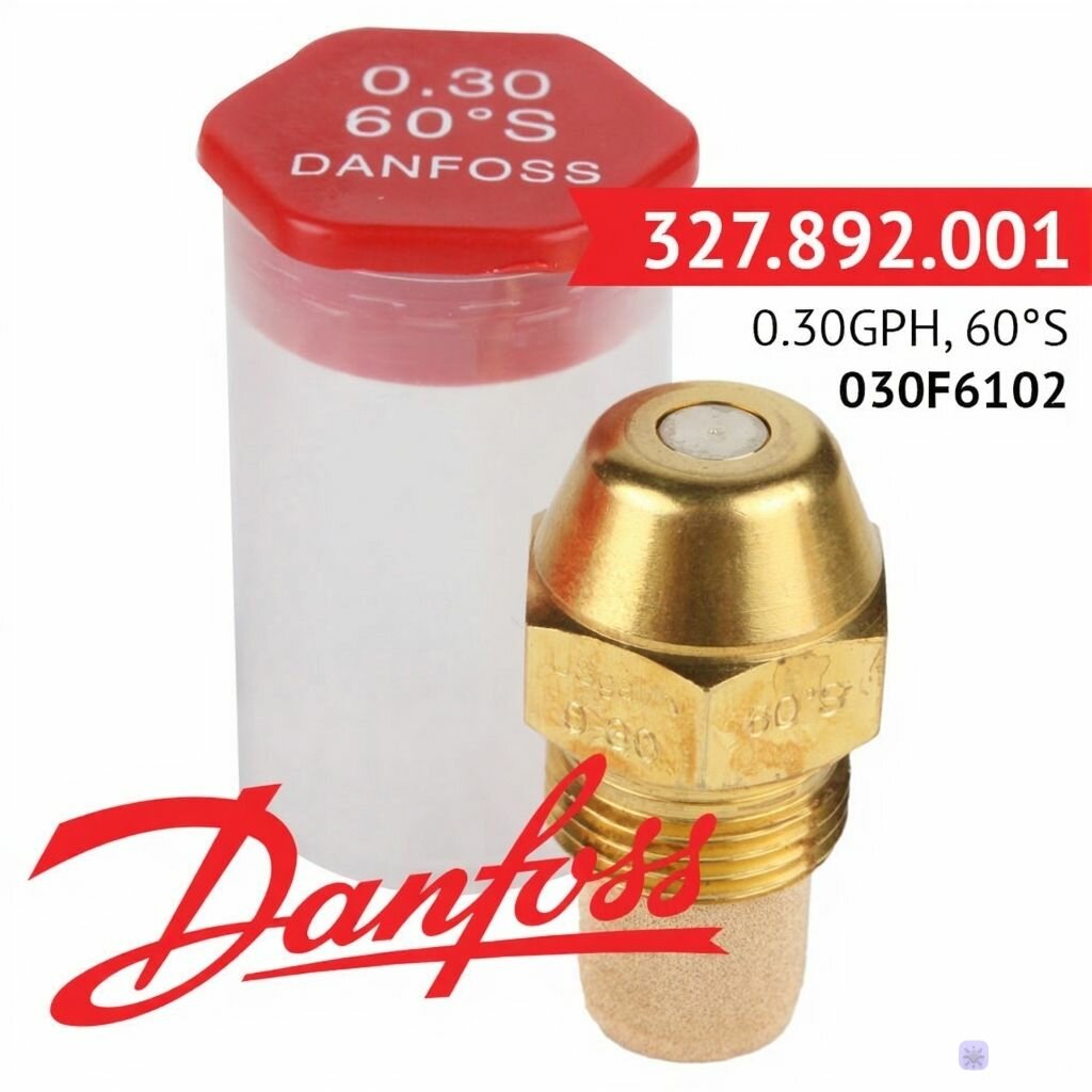 Топливная форсунка Danfoss 0.30GPH,60S 030F6102