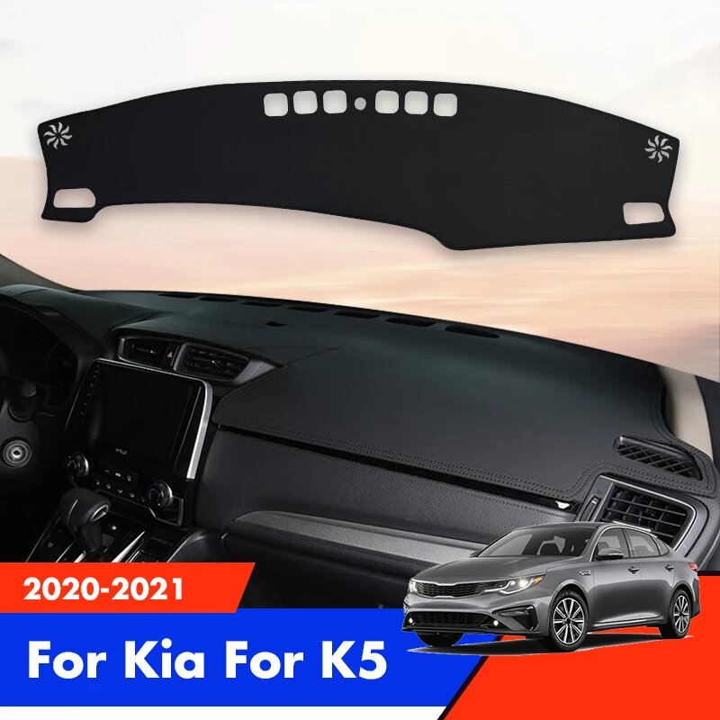 Коврики для приборной панели автомобиля, чехлы для Kia Optima K5 2021 2020, декоративный солнцезащитный козырек, Инструкция, аксессуары для панели, водонепроницаемые автозапчасти