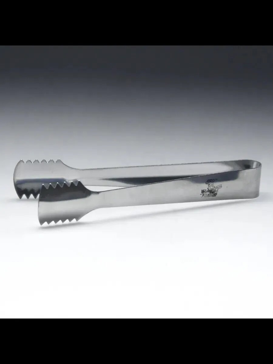 Щипцы для льда с зубчиками 160 мм металлические