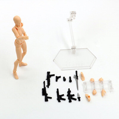 Коллекционная модель Figma Youth Version 2.0, арт-манекен с подвижными суставами, ПВХ, 1/7 Scale, в заводской упаковке