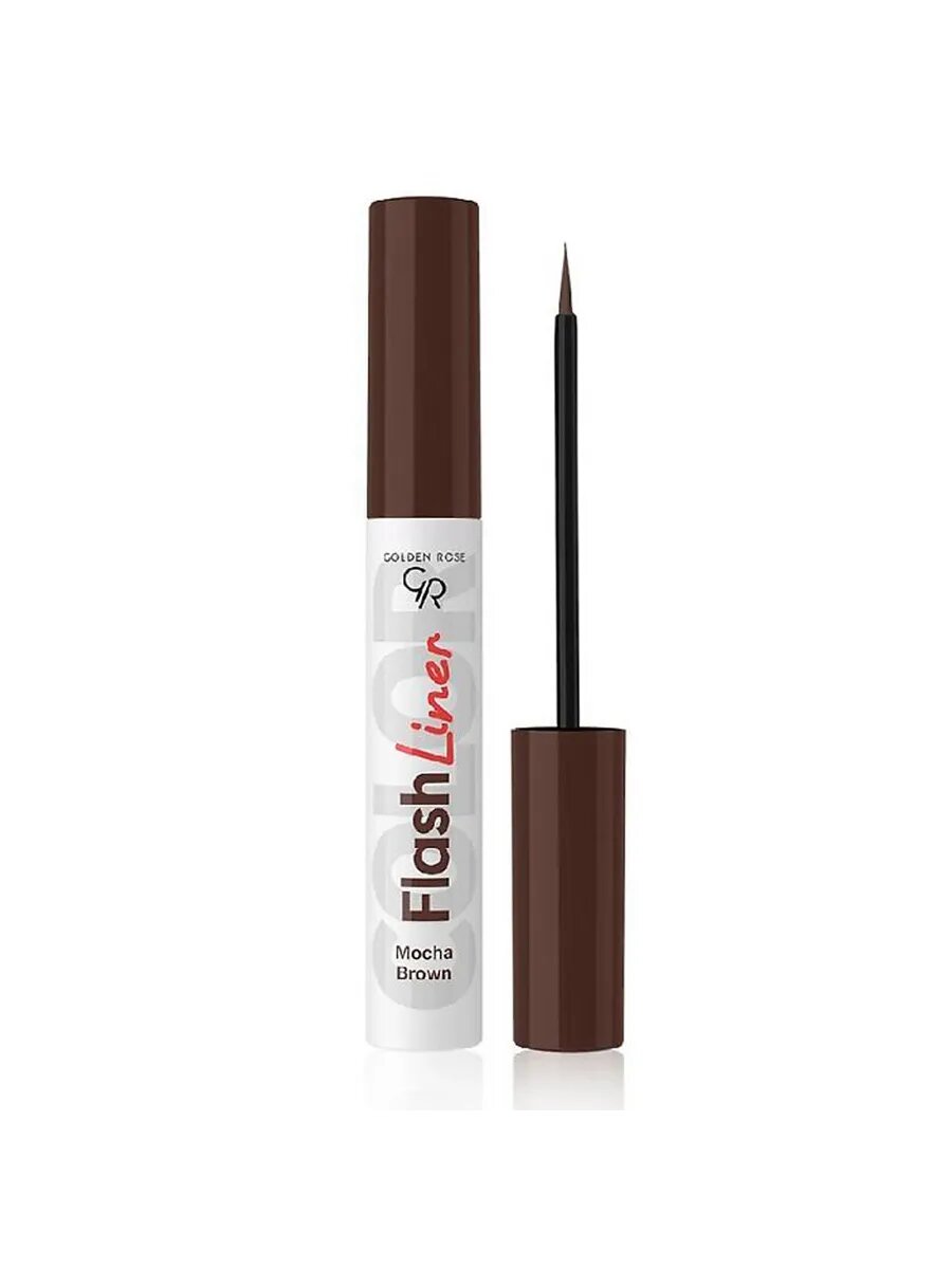 Golden Rose Подводка для глаз Flash Liner Colored Eyeliner тон 108 коричневый мокко