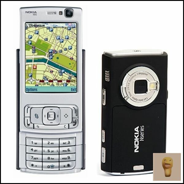 Мобильный телефон N95, черный