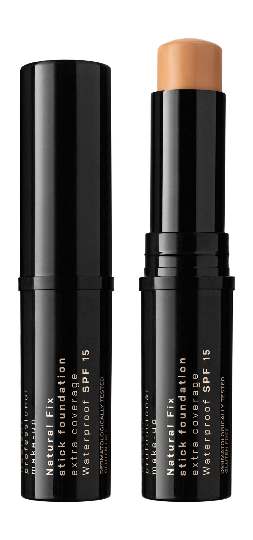 RADIANT PROFESSIONAL MAKE-UP Тональный стик Natural Fix X-Cover Stick Foundation стойкий SPF 15, 8,5 г, 01 Латте