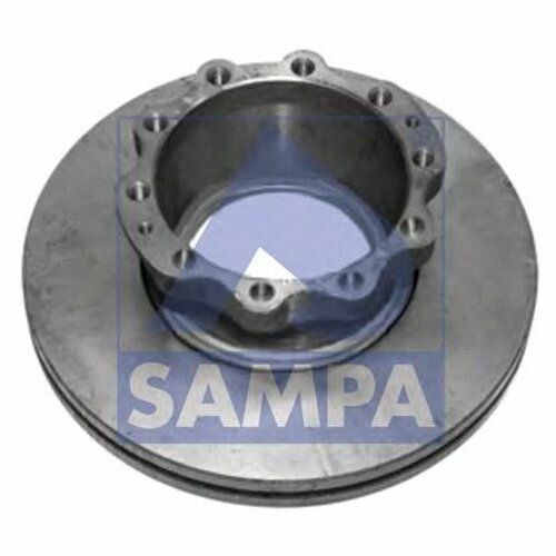 Диск тормозной задний Sampa 021.039, 18,5 кг, 118 мм