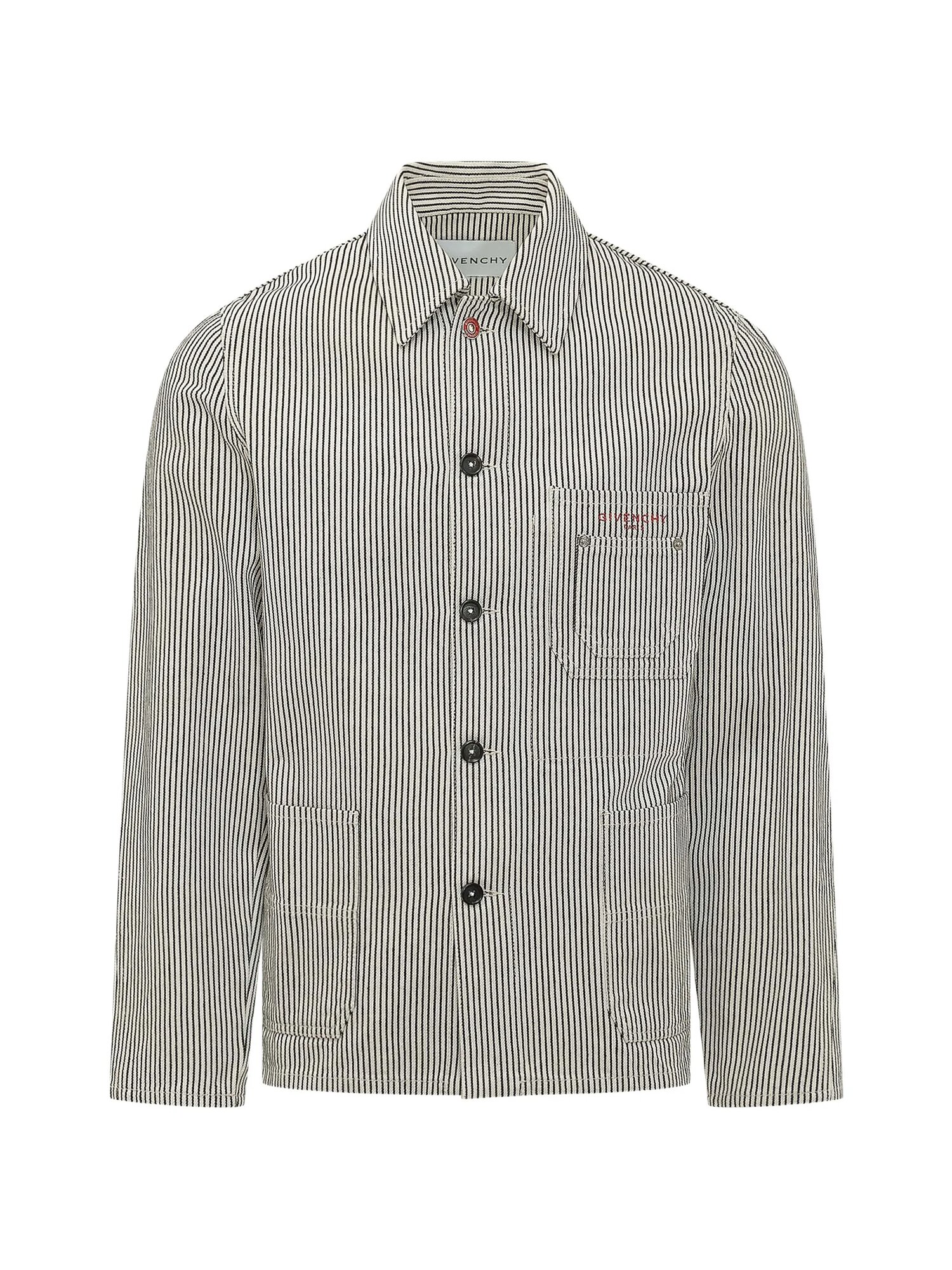 Куртка Stripe-print jacket