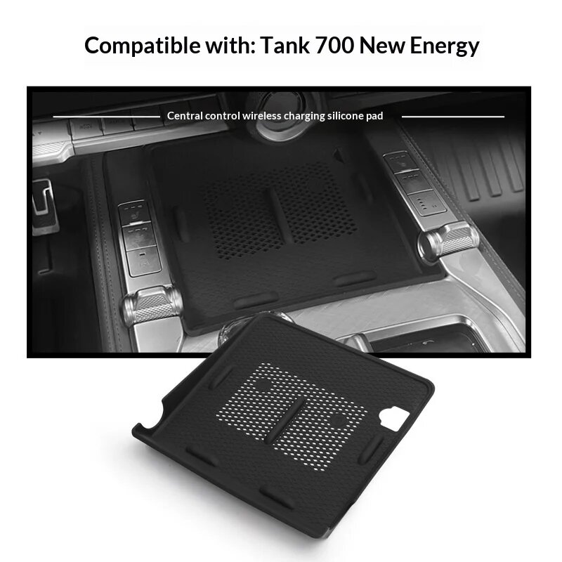 Силиконовый коврик для Tank 700 New Energy, цвет: pad black