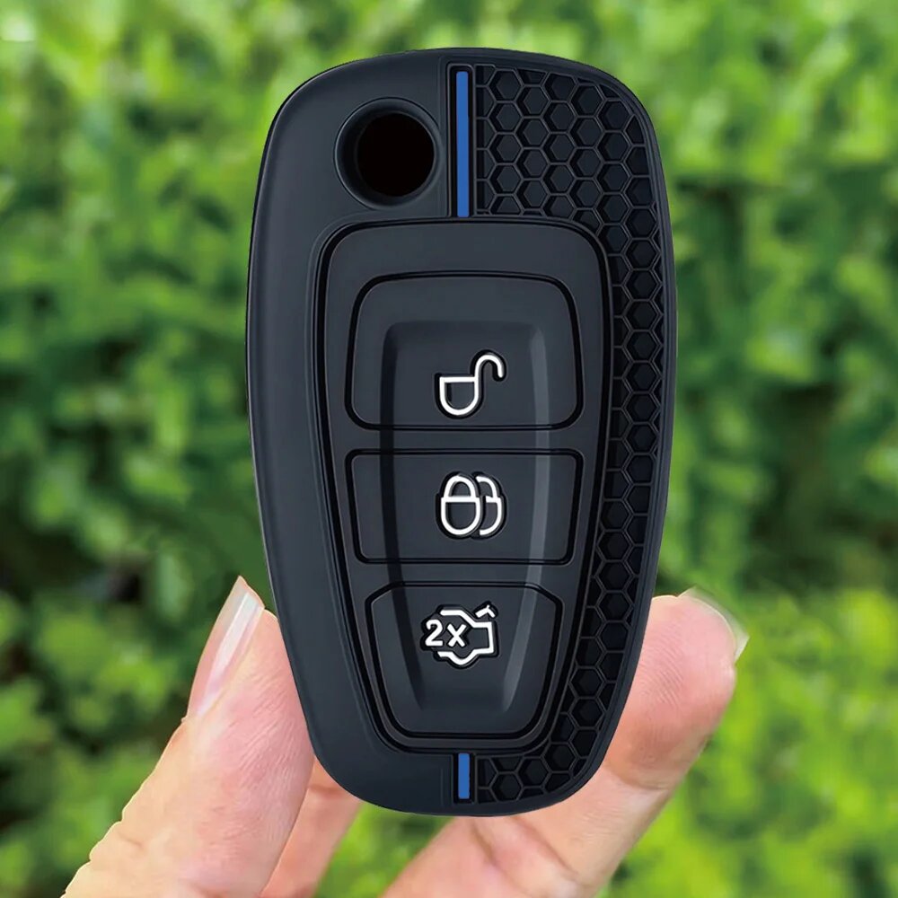 Силиконовый чехол для ключей Ford Blue Line