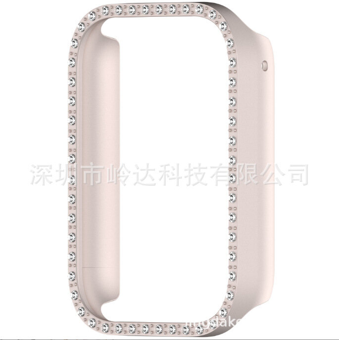 Полуобъемный защитный чехол с бриллиантами для Xiaomi Mi Band 9 Pro и 8 Pro, звездный оттенок