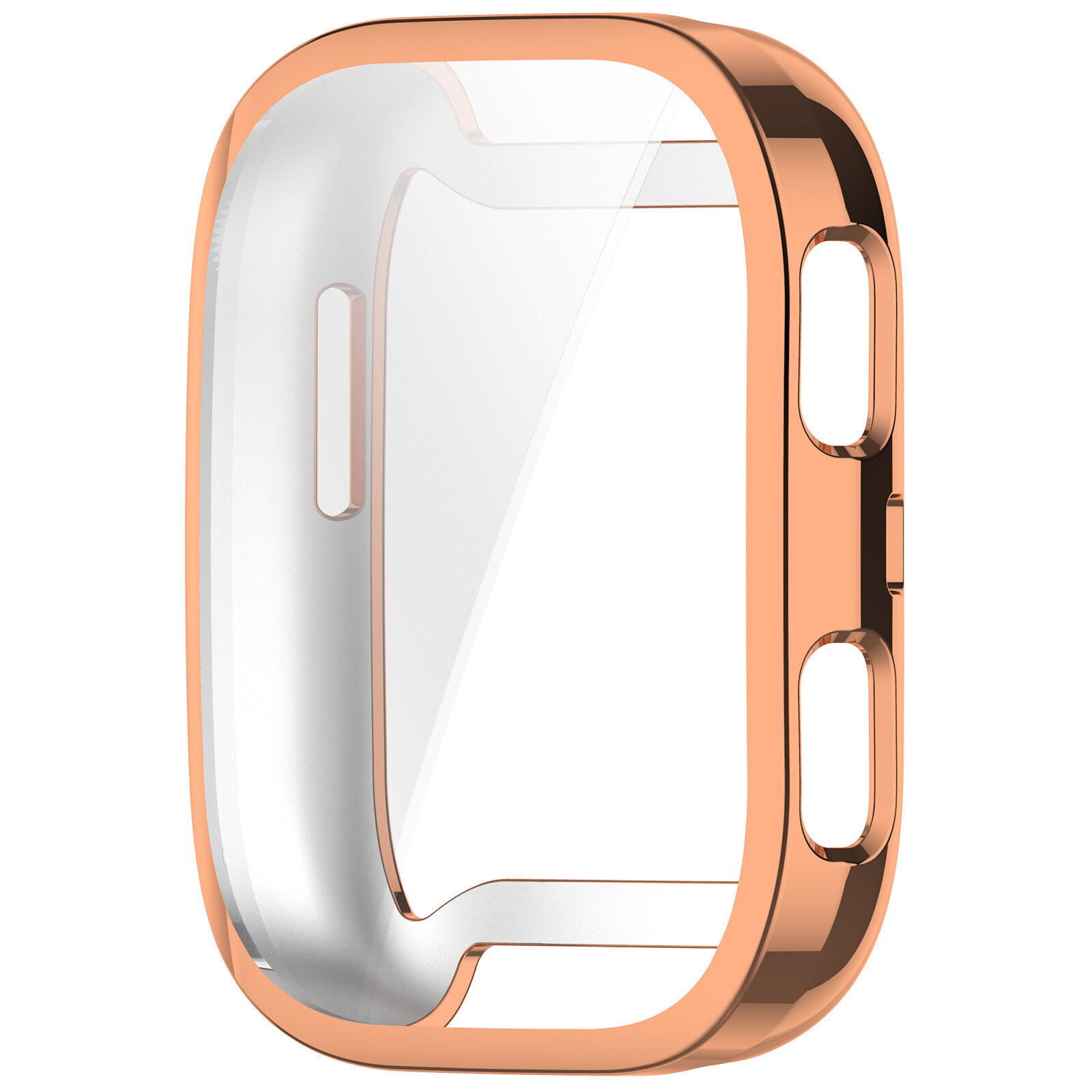 Защитный чехол для часов Amazfit Bip6 TPU, полная защита, розовое золото, анти-пад чехол