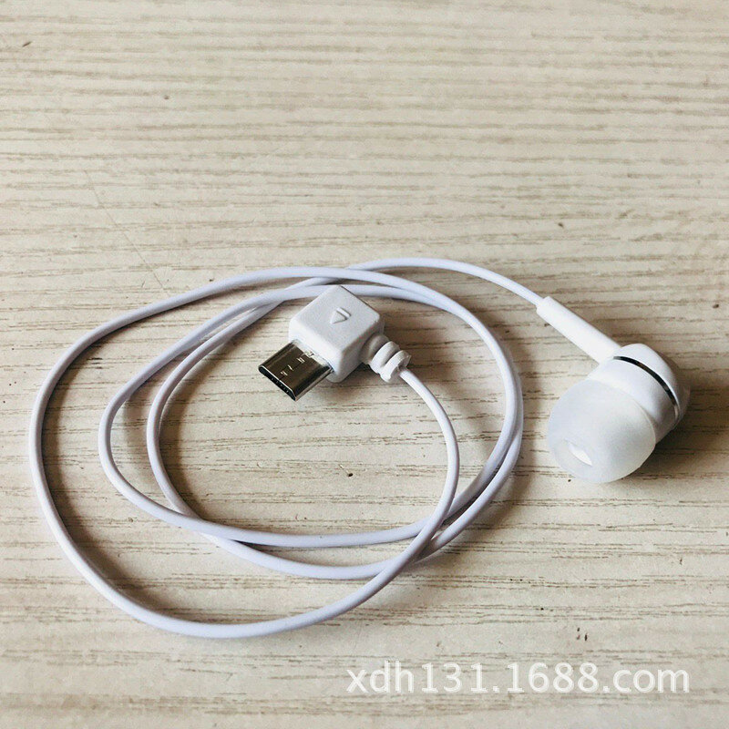 Bluetooth-наушники вкладыш с разъемом Micro-USB беспроводные одиночный наушник для Android с зарядным кабелем белый цвет