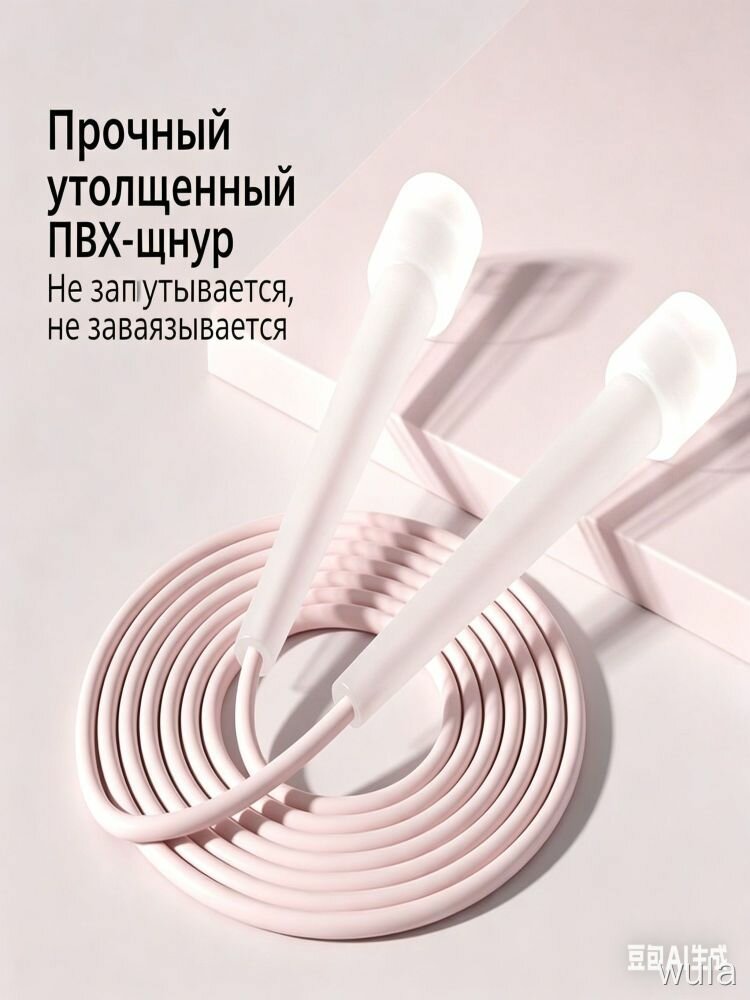 Скакалка регулируемая для фитнеса