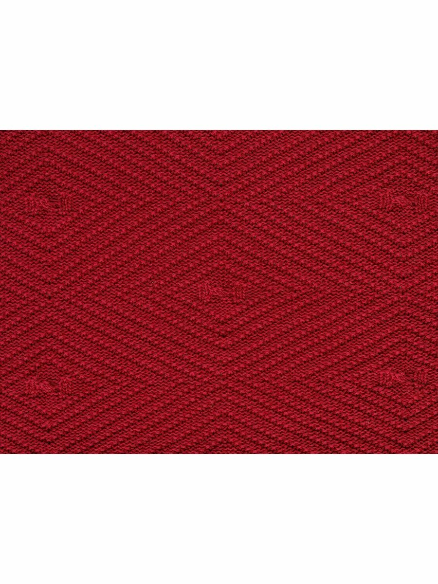 Плед DECADE Home, хлопок, вязанный, 2 спальный, 180 см x 220 см, для уюта — фото 1