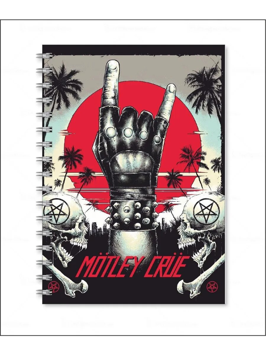 Тетрадь Motley Crue - Мотли Крю