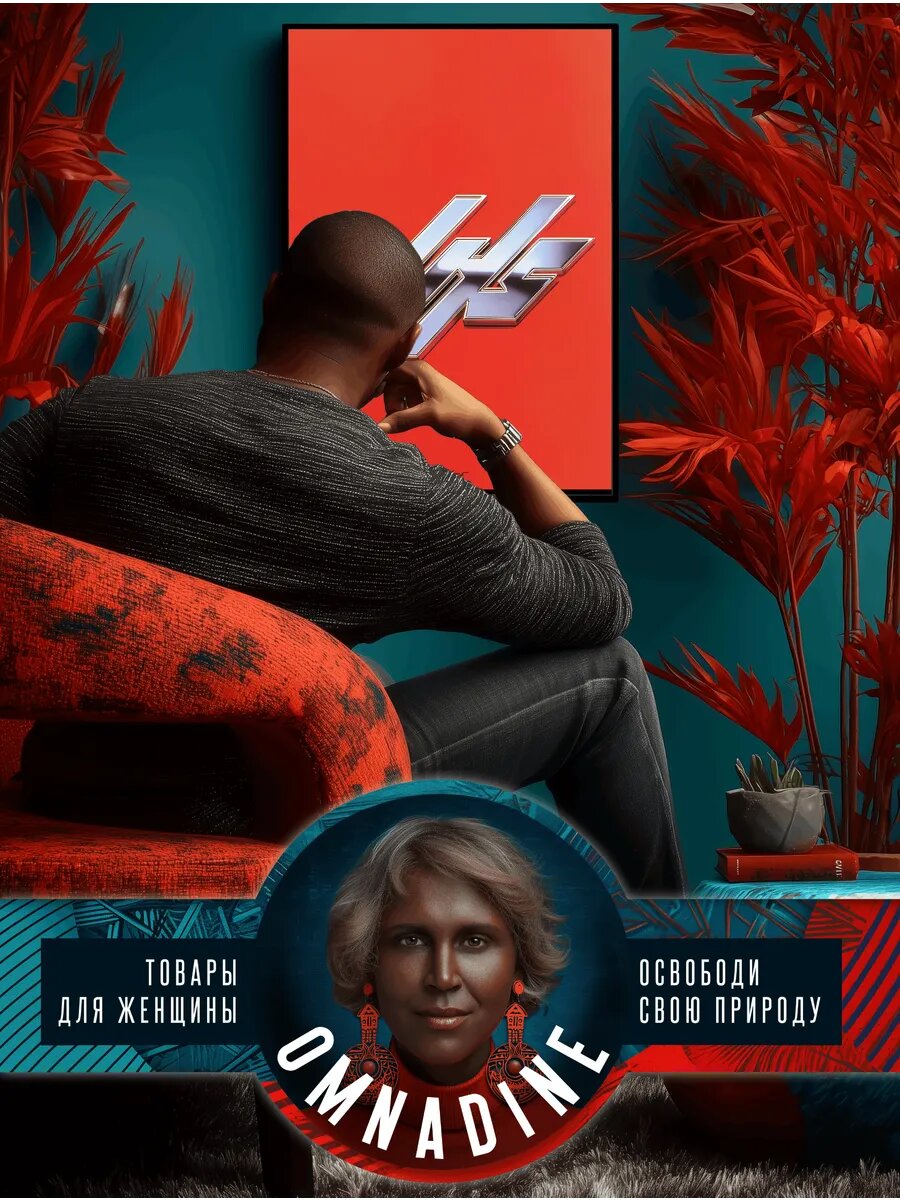 Металлический постер со знаком на красном фоне