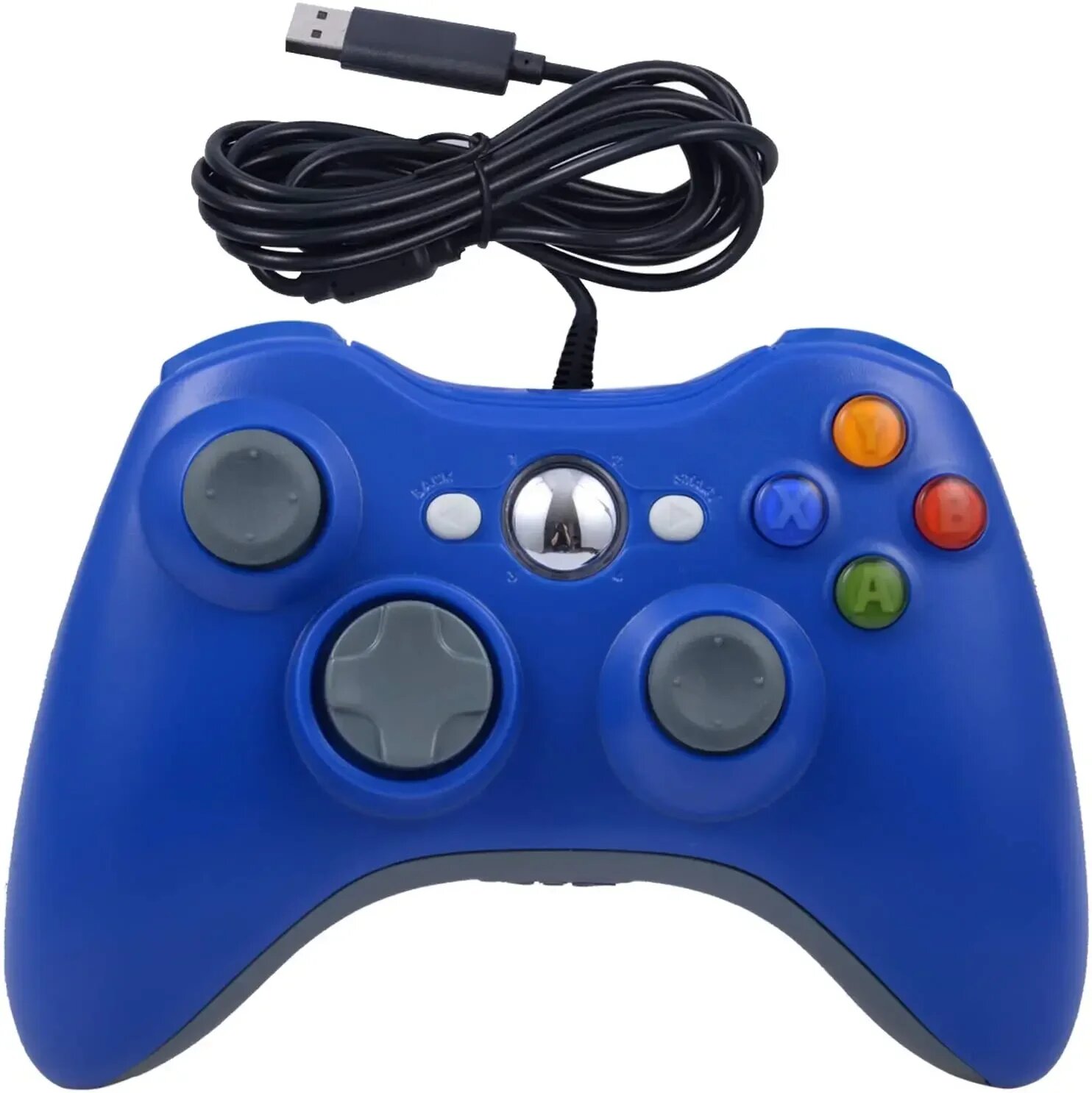 Проводной геймпад Finera для Xbox 360, Blue