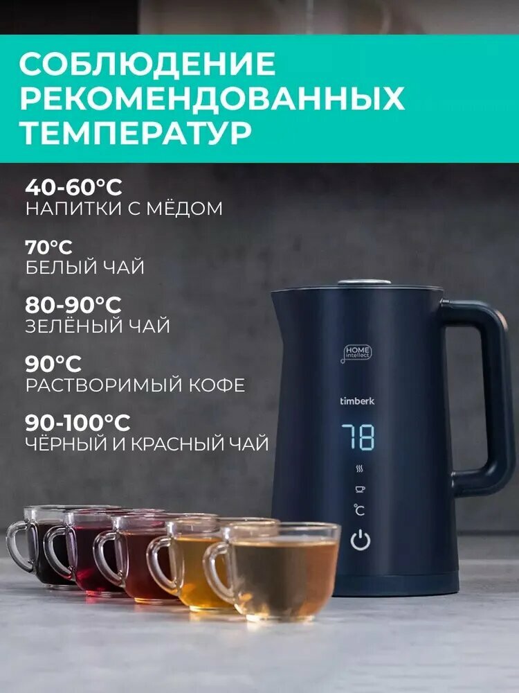 Чайник электрический с Wi-Fi Timberk T-EK21S104WF