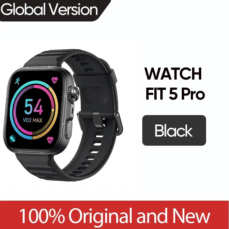 HUAWEI Watch FIT 5 Pro смартчасы градиентный оранжевый Черный, Черный, Black