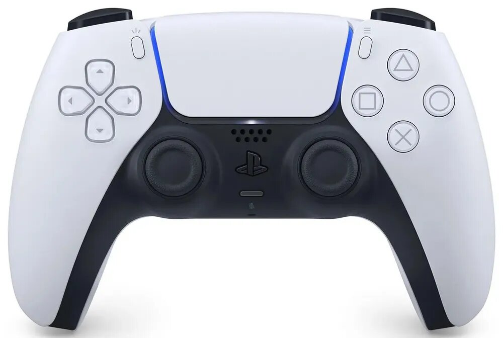 PlayStation Геймпад DualSense Wireless White, Bluetooth, белый