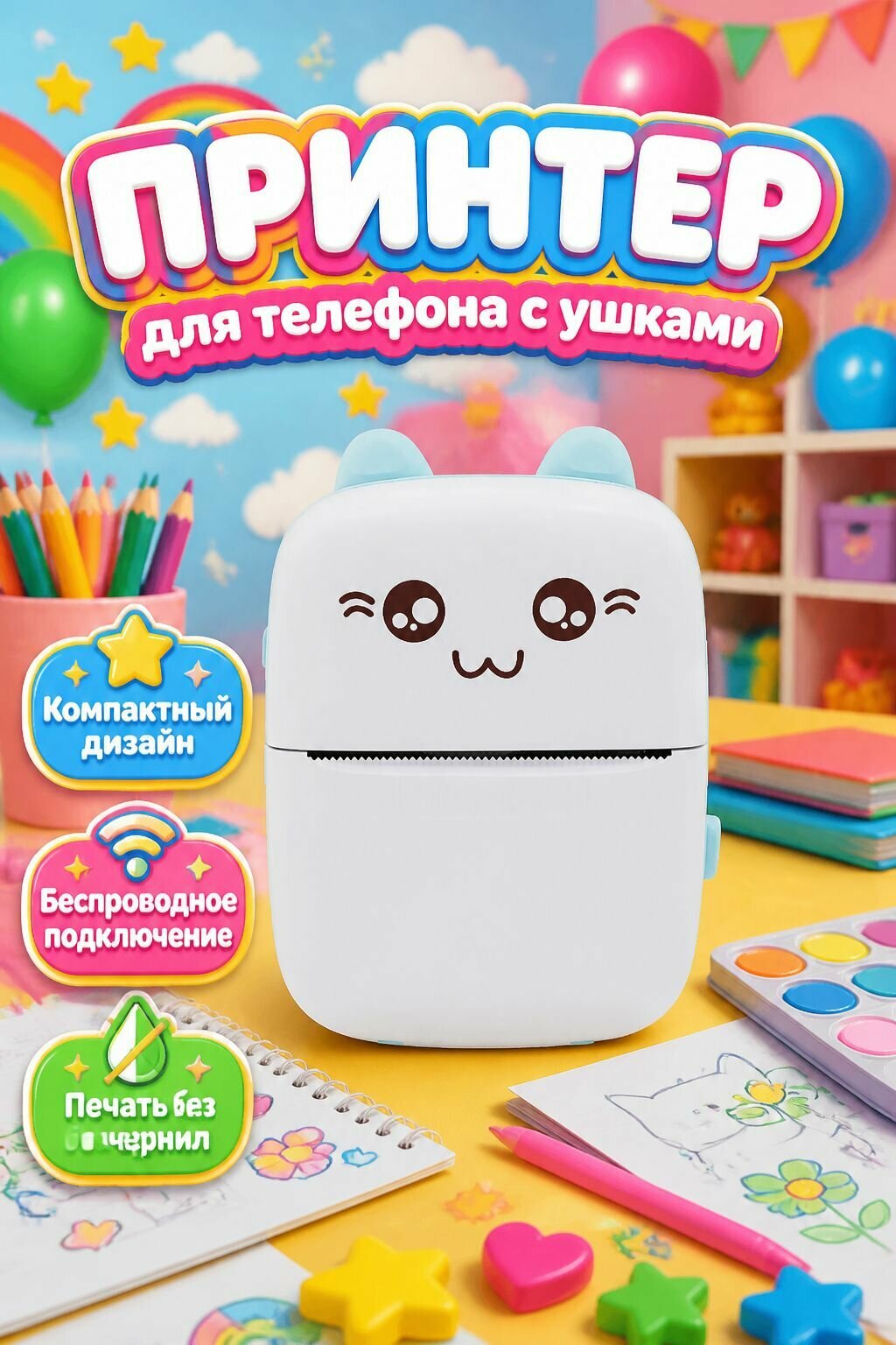 Портативный термопринтер