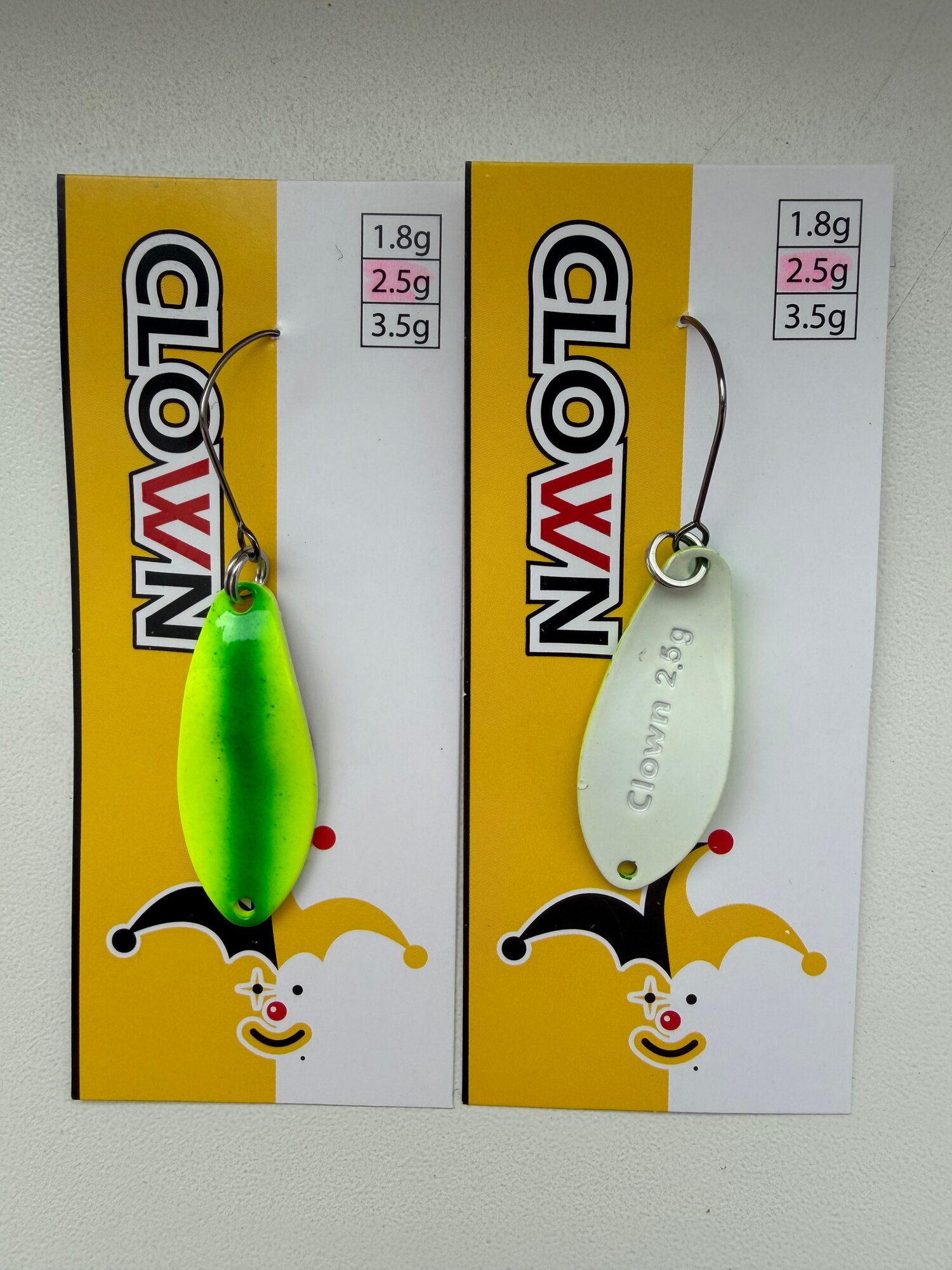 Блесна рыболовная колеблющаяся Mukai Clown 2,5 NL6 METAL GREEN PEARL WHITE на форель