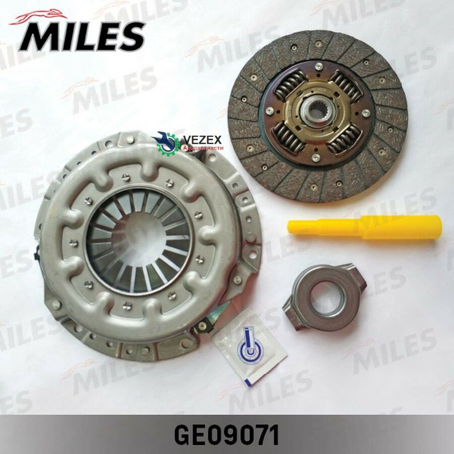 MILES GE09071 Сцепление комплект (NISSAN PRIMERA P10/P11 1.6 90-02) (LUK 620236800) GE09071