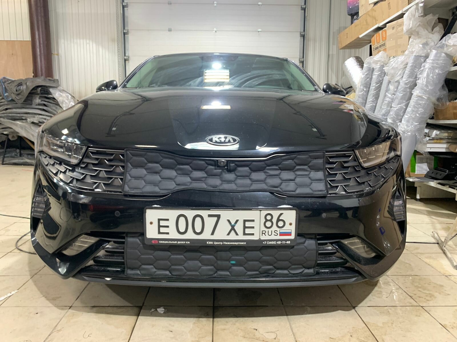 Утеплитель радиатора Экономия топлива Kia K5 Киа К5 (2019-н. в.) III камера
