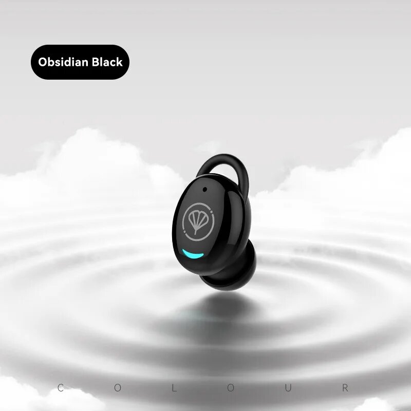 Беспроводные наушники YX12 Bluetooth черные Черный, Black