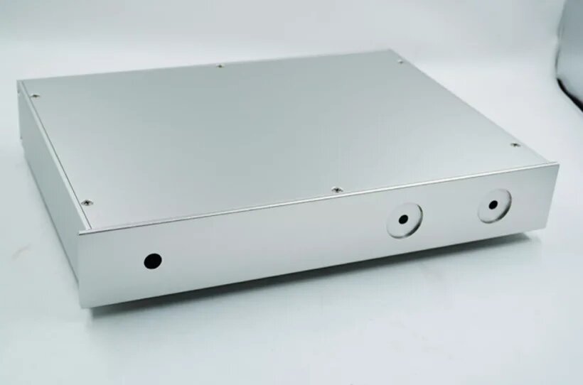 LPFEIION Алюминиевый корпус для усилителя 375х60х269 мм Dual knobs