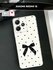 Силиконовый чехол на Xiaomi Redmi 12 / Сяоми Редми 12 с принтом Бантик на фоне в...