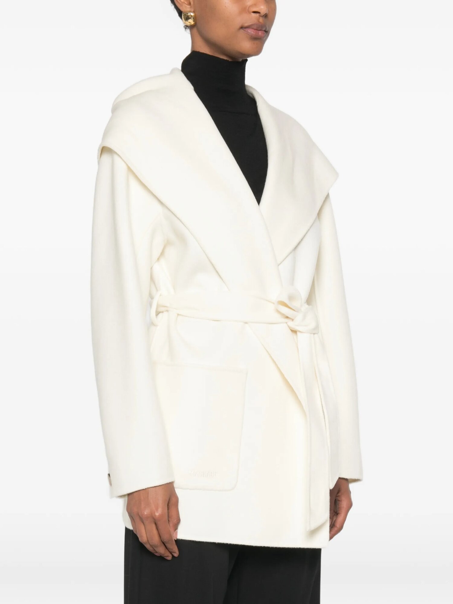Пальто Mackage Belted hooded coat, размер 40, разноцветный — фото 1