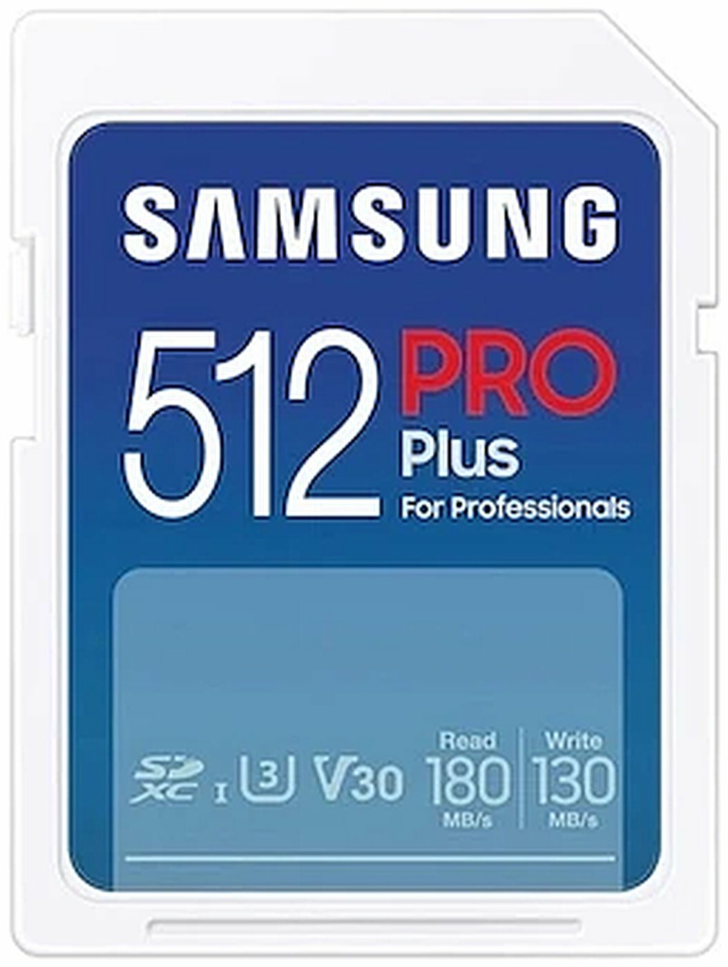 Карта памяти Samsung PRO Plus Class 10 A2 V30 SDXC 512GB (MB-SD512S/APC)