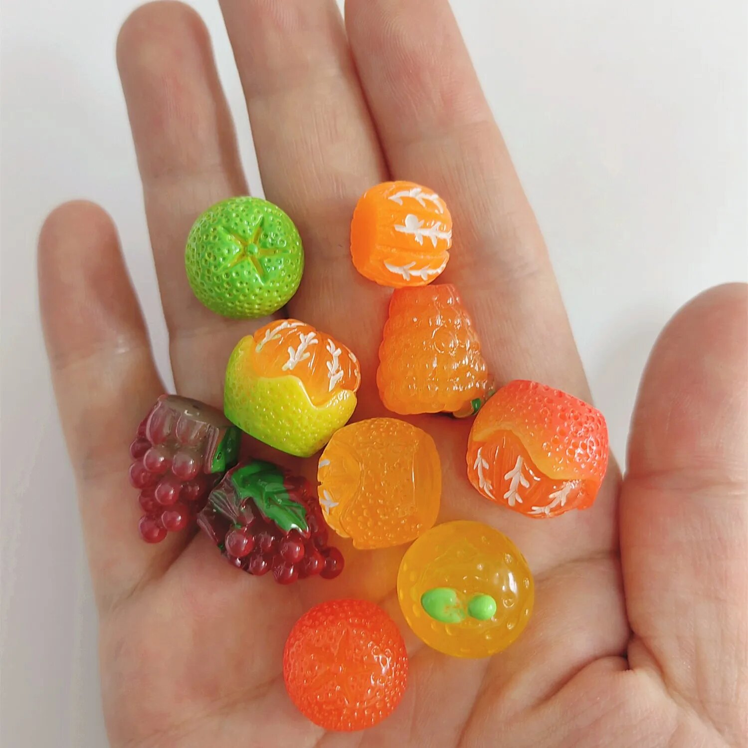 Мини-гамбургеры из полимера, 8 шт. 10pcs